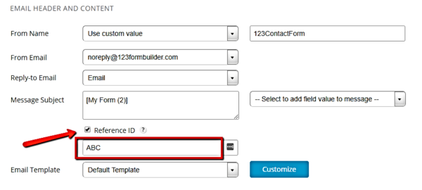 What is the Reference ID? | 123FormBuilder Knowledge Base