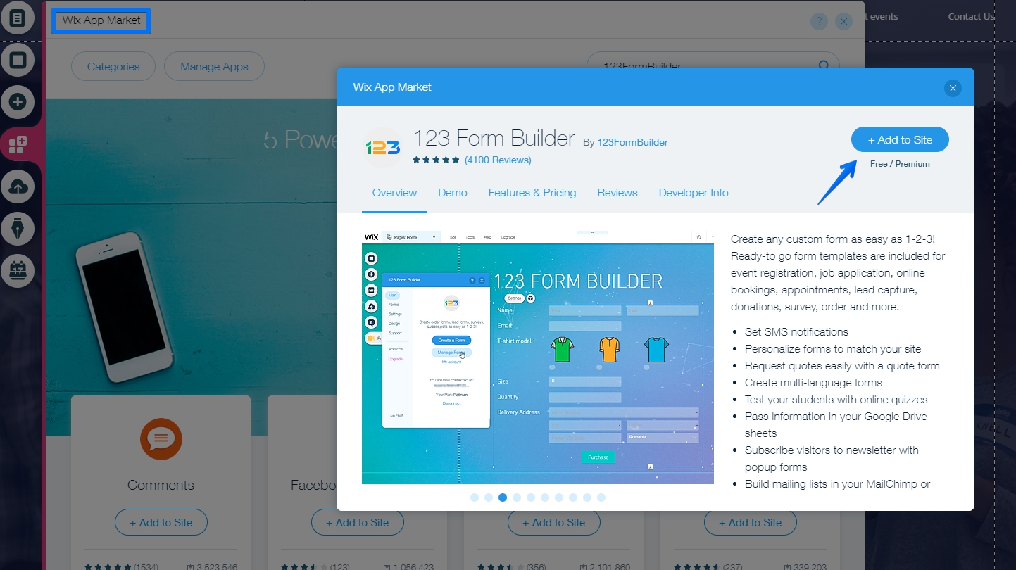 How To Use Web Forms On Wix 123FormBuilder Docs