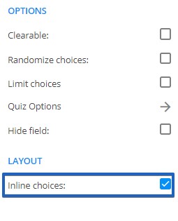 Make choices as clickable buttons | 123FormBuilder Docs