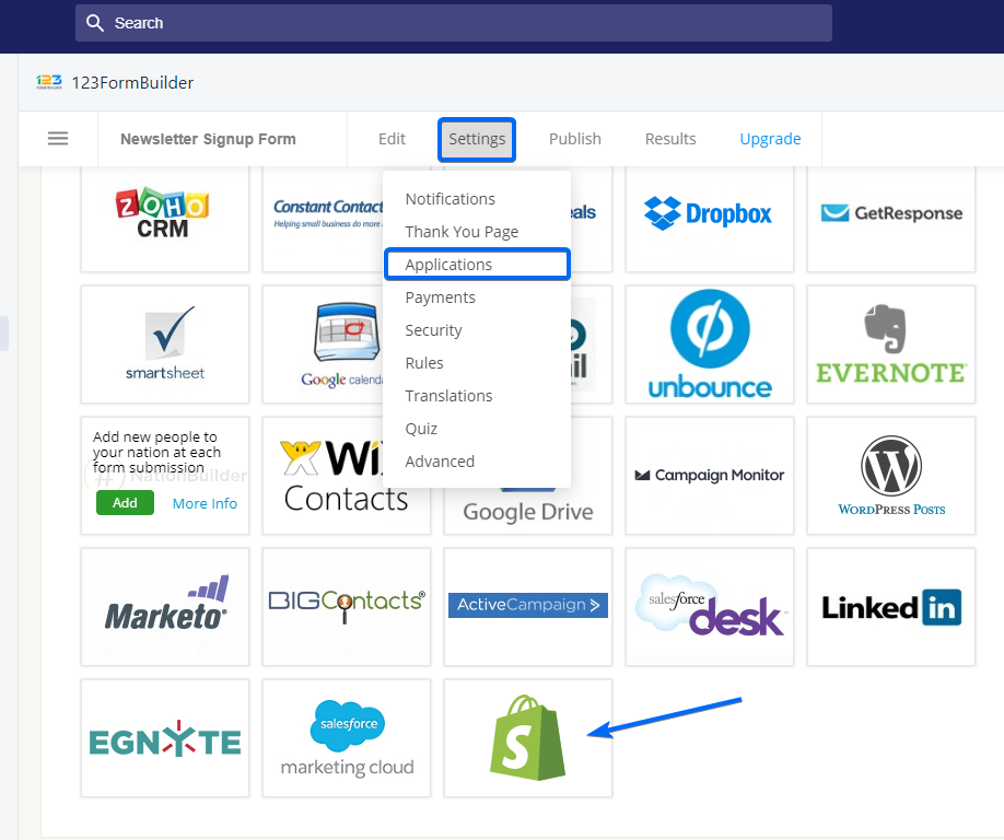 How to set up the Shopify - 123FormBuilder Iintegration